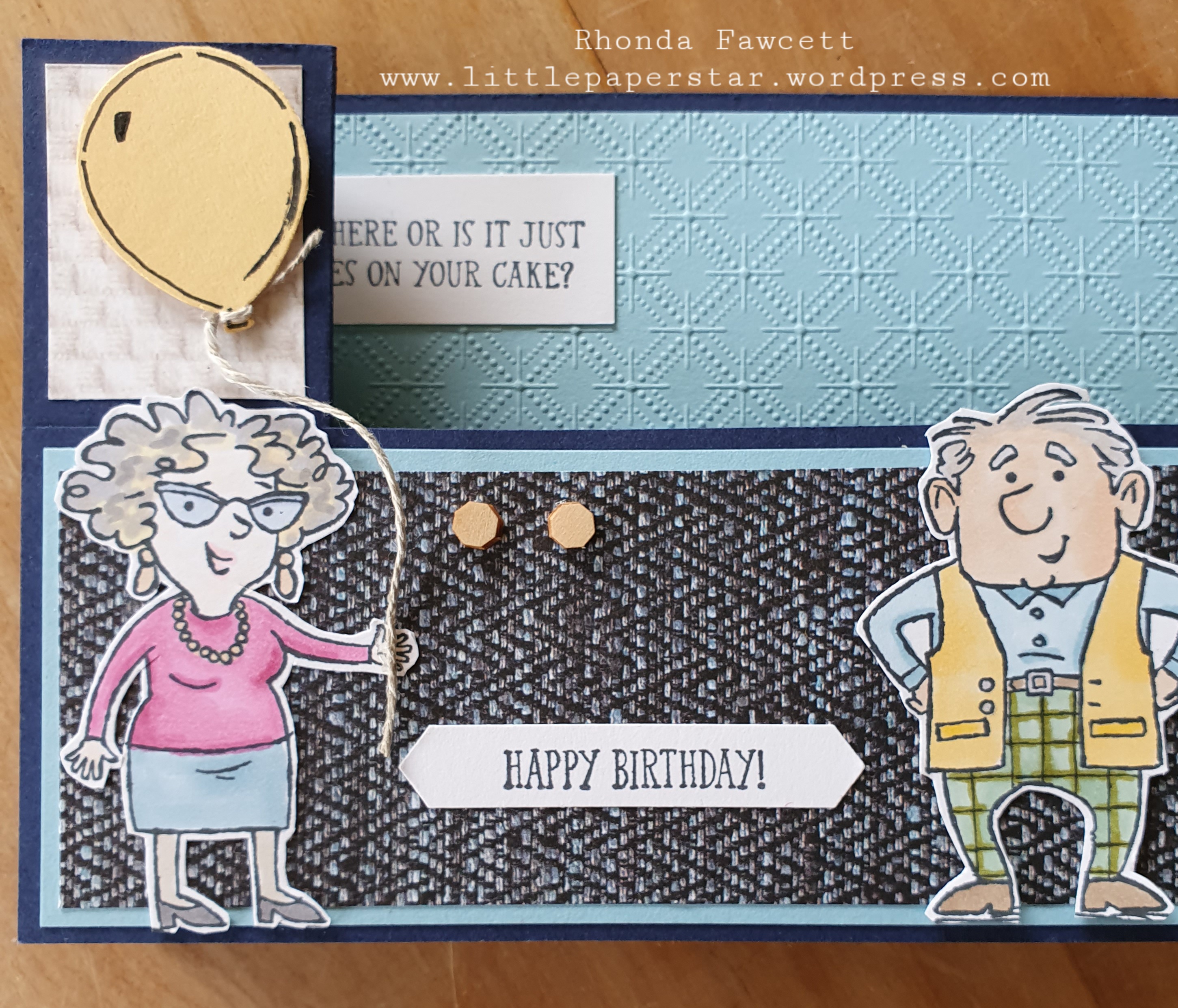 Senior Years birthday card | Little Paper Star – Rhonda Fawcett